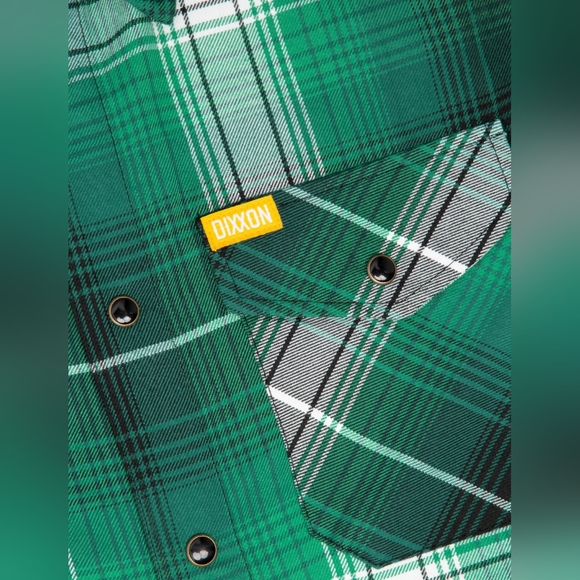 DIXXON | Shirts | Dixxon Mens Medium Reilly Green And White Flannel New ...